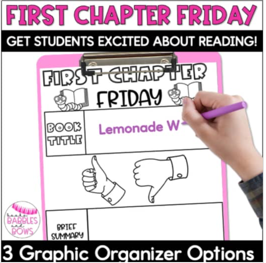 First Chapter Friday – Books Babbles & Bows